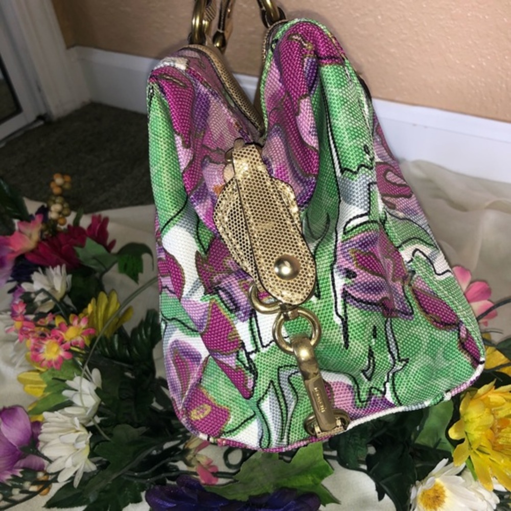 Limited Edition Coach Floral Handbag - Gem